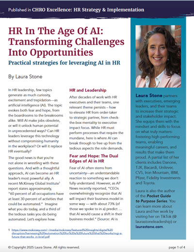 The AI Tipping Point is Here. Will Your HR Team Lead the Strategy or ...